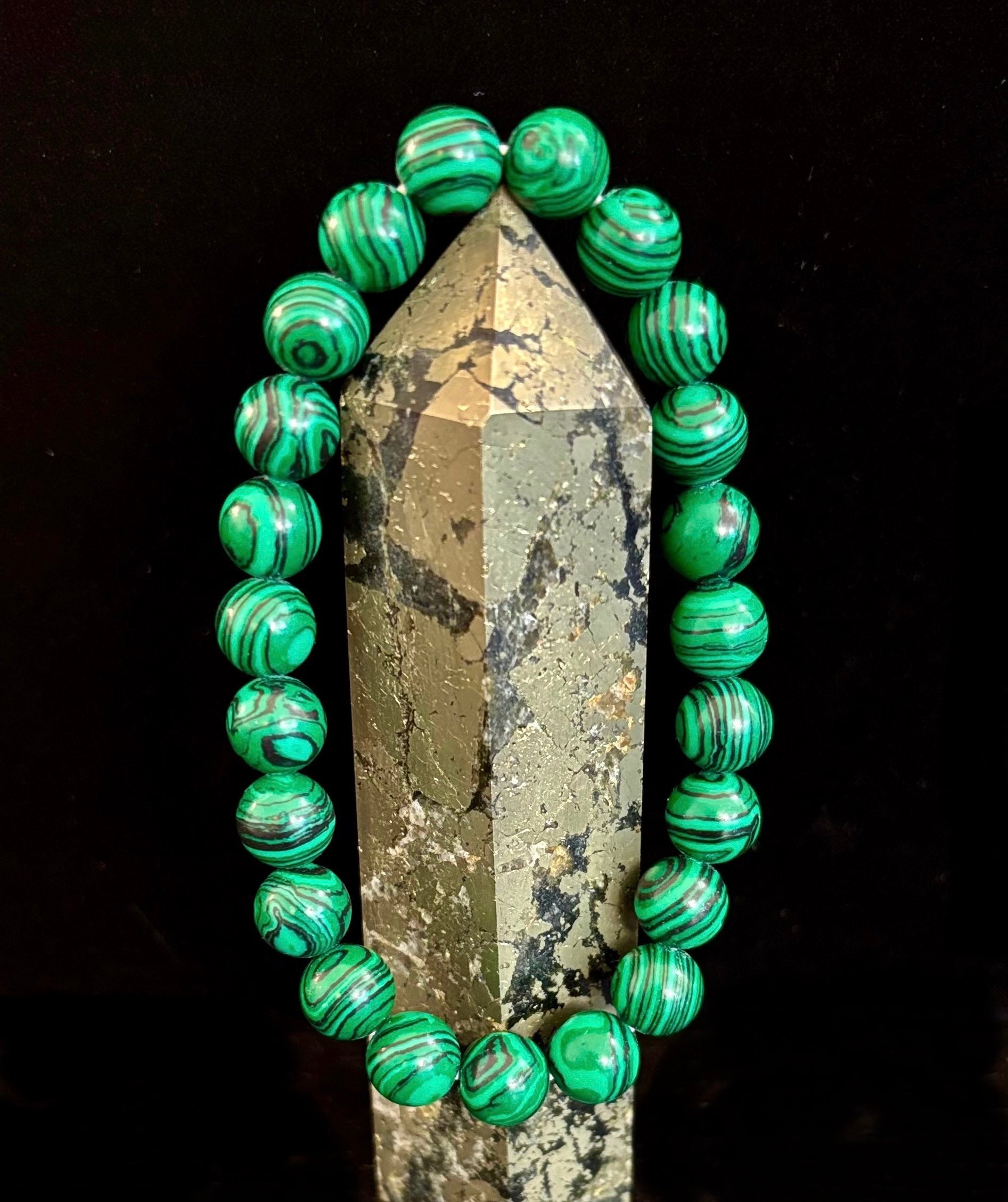 Malachite Bead Bracelet – Transformation and Protection – Wicked ...
